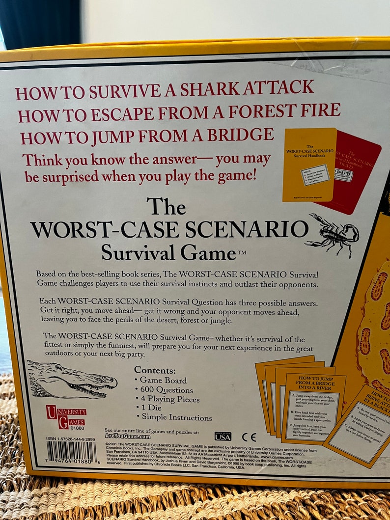 Vintage Outdoor Survival Board Game, Survival Games, Survival Kits ...