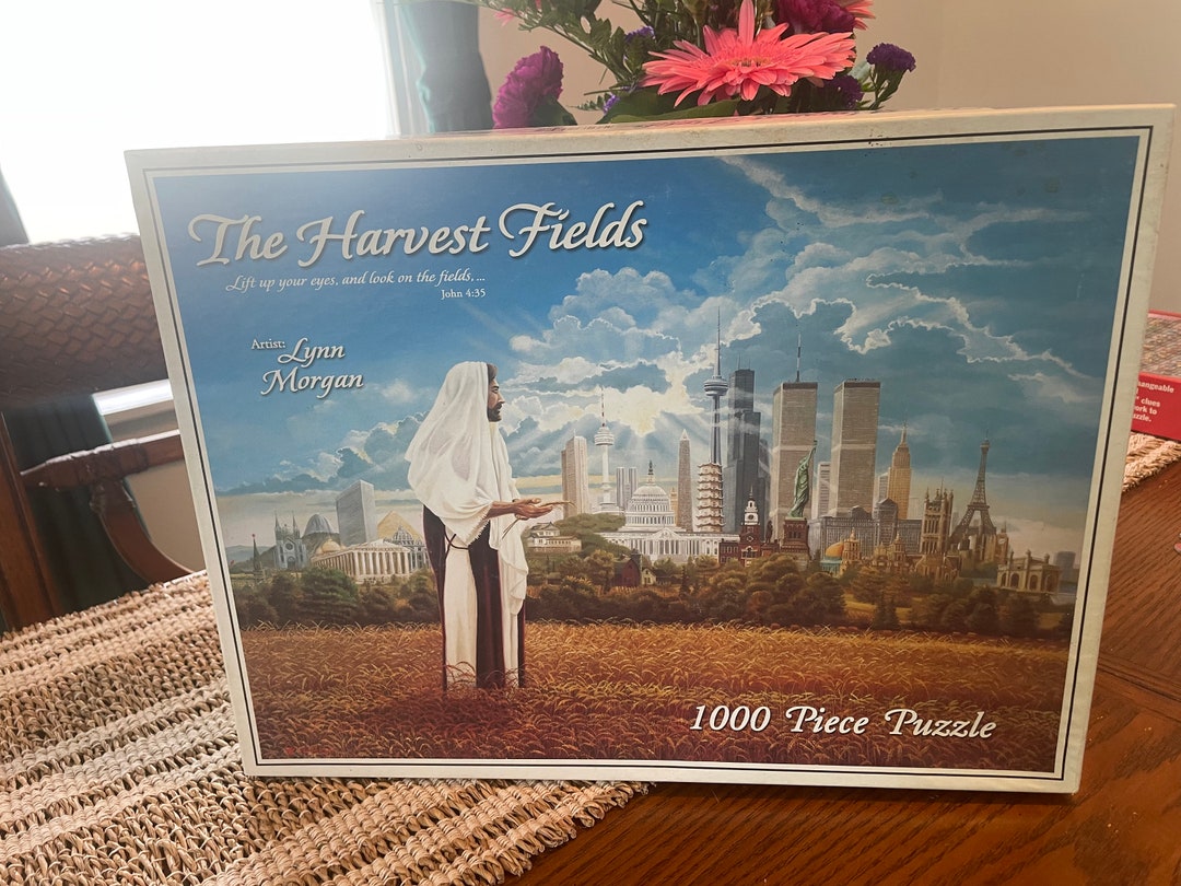 Vintage the Harvest Fields Puzzle, Jesus Puzzles, Religious Puzzles ...