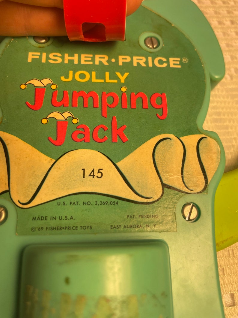 Vintage Fisher Price Jolly Jumping Jack Crib Toy Vintage Crib - Etsy