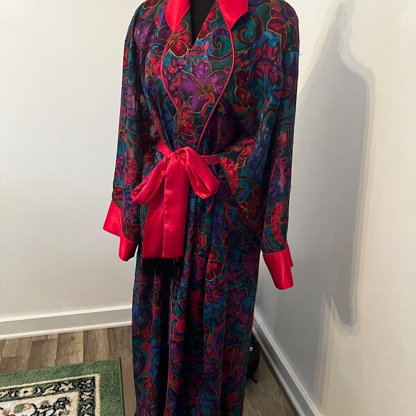 Floral Sheer Robe - Etsy