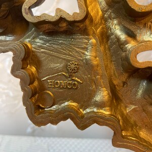Vintage Homco Ornate Gold Lantern, Vintage Gold Decor, 3d Gold Decor ...