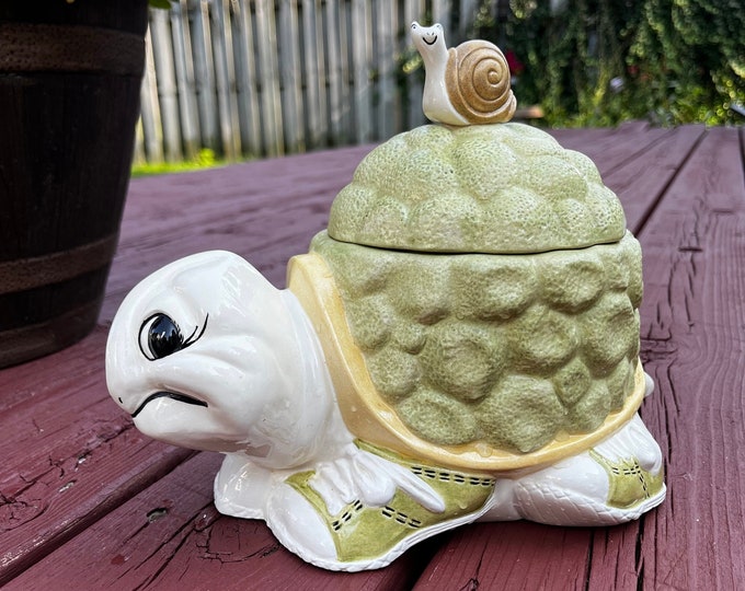 Vintage Turtle Cookie Jar, Turtle Cookie Jar, Vintage Turtles ...