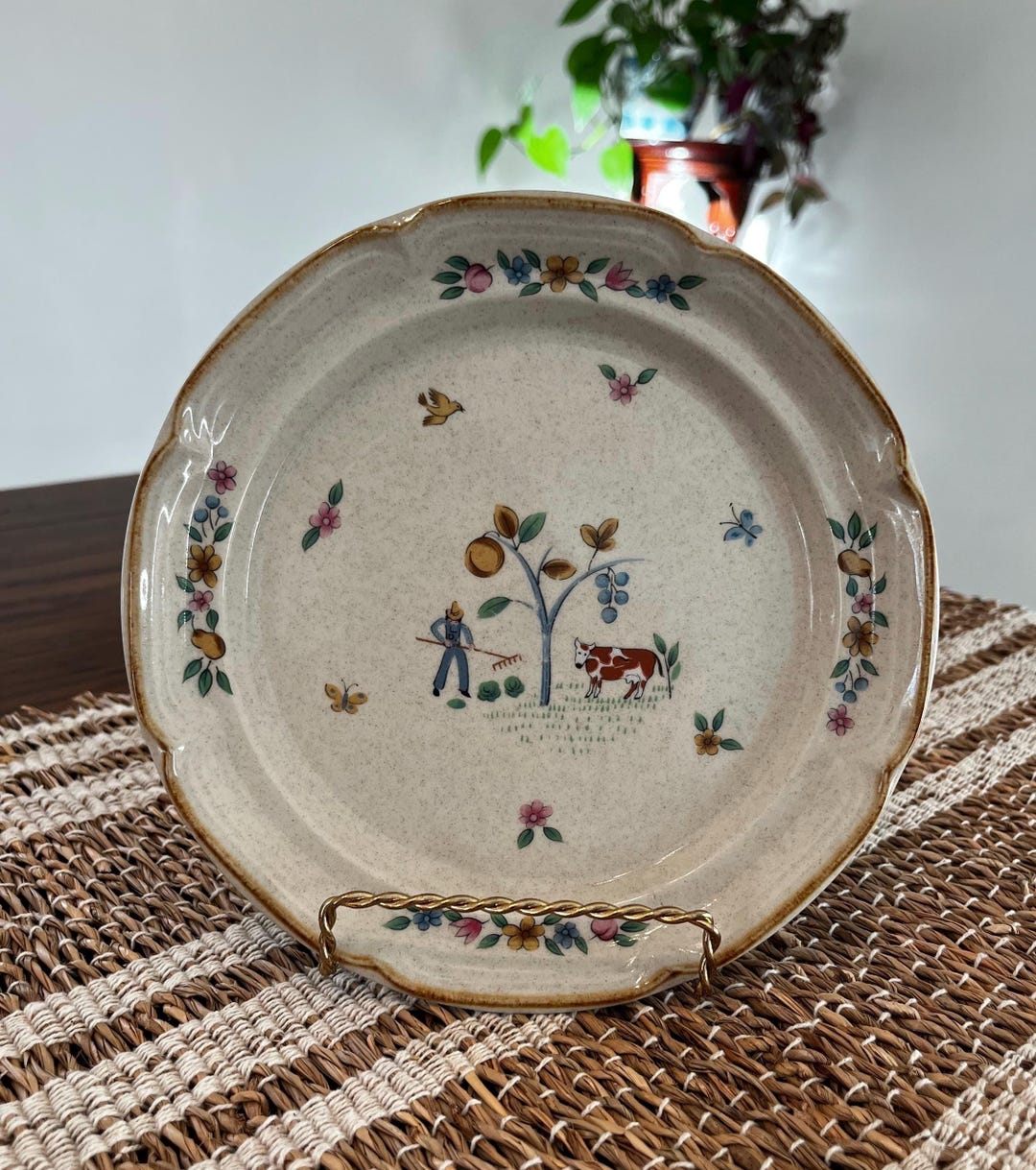 Vintage International Heartland Farm Snack Plates, Heartland Snack ...