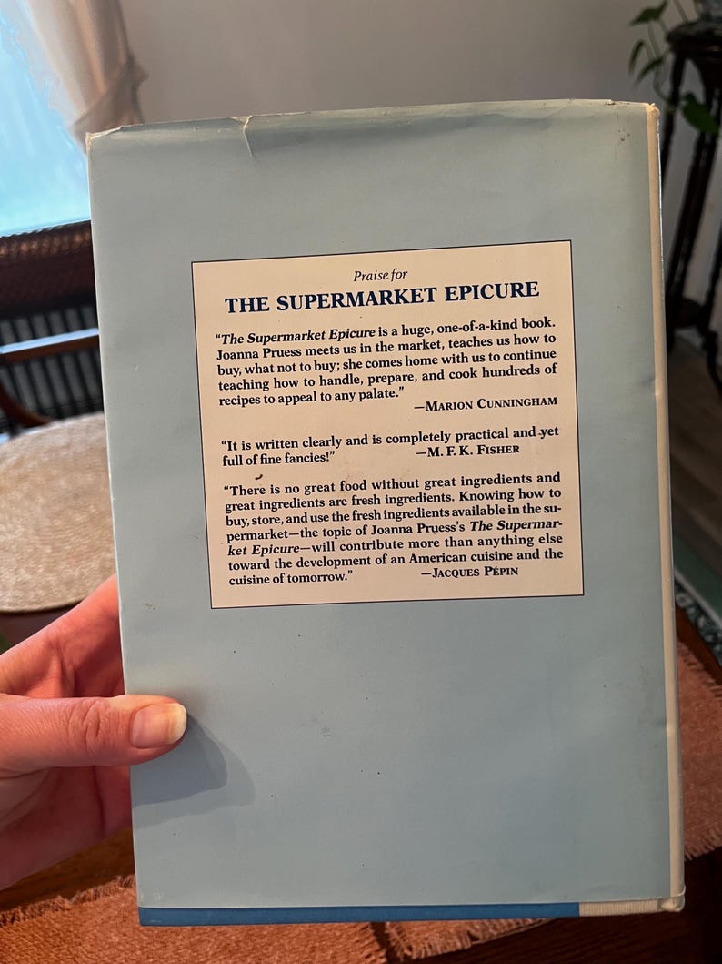 Vintage Supermarket Epicure Cookbook, Supermarket Epicure, Vintage ...