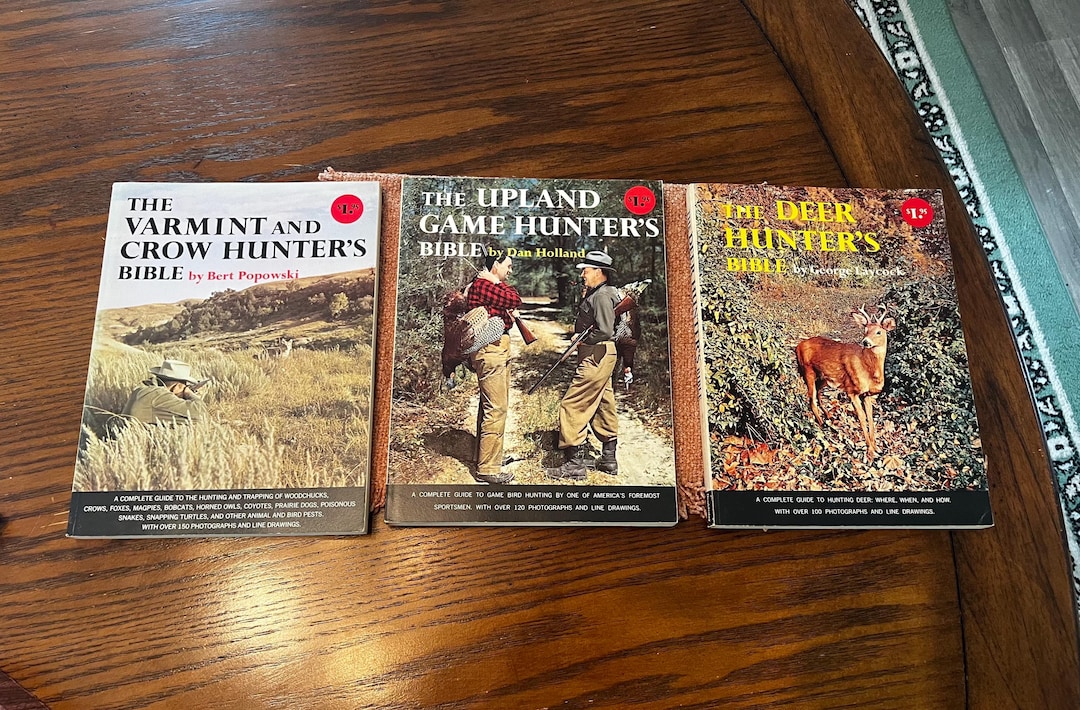 Vintage Upland Game Hunters Book, Deer, Hunting Books, Varmint and Crow ...