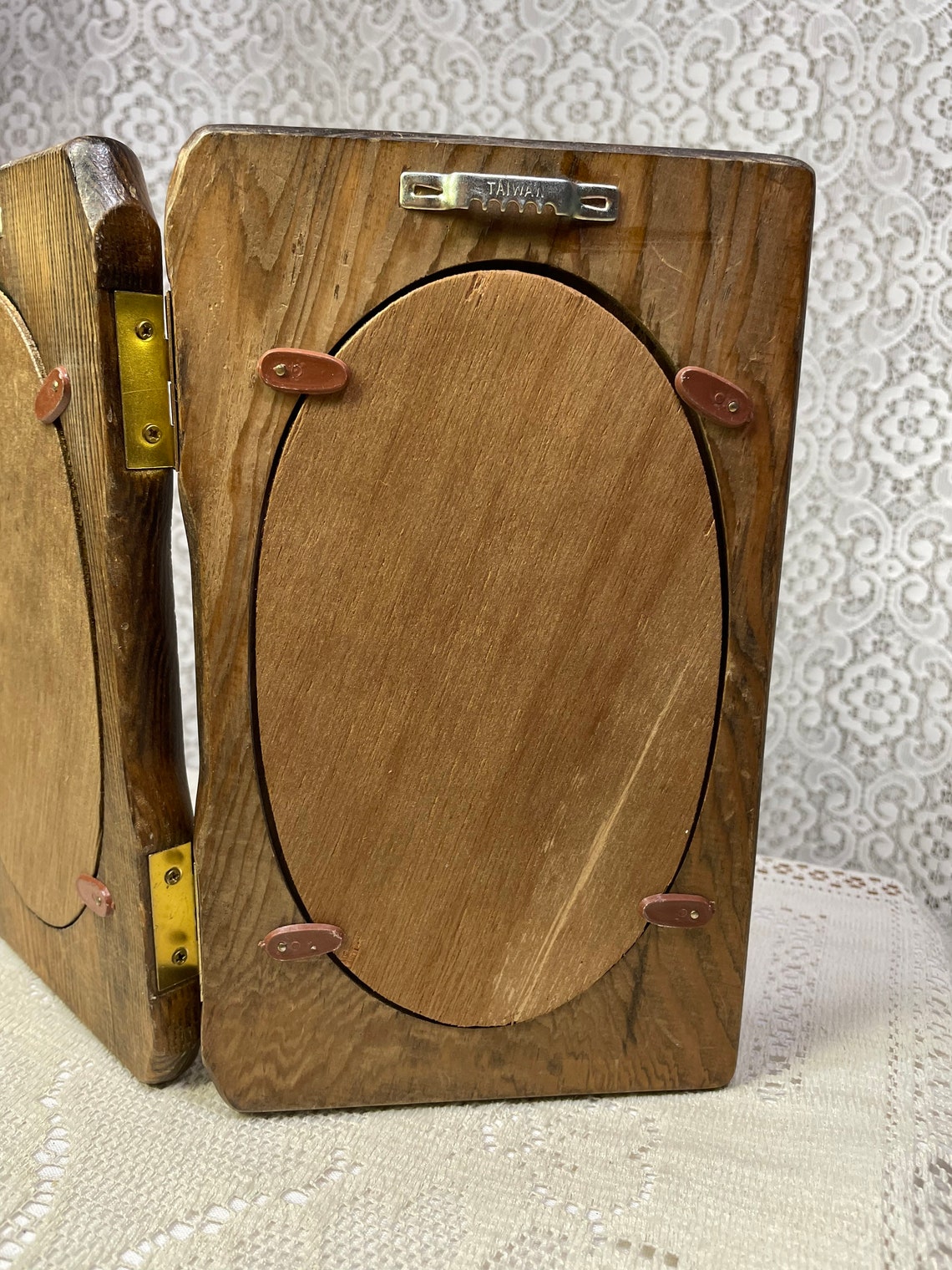 Vintage 5x7 Wood Double Photo Frame Vintage Wooden Picture - Etsy