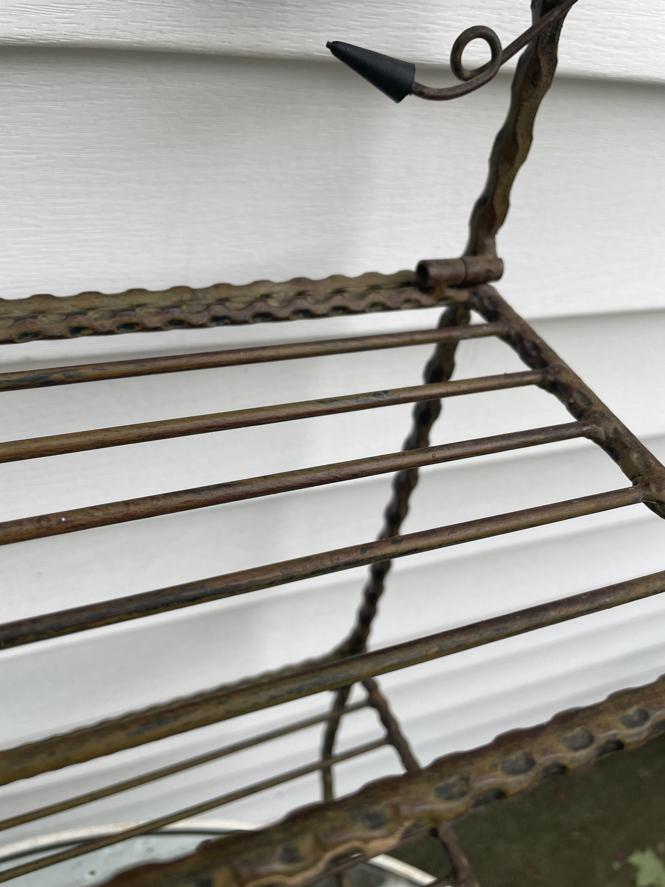 Vintage Metal Kitchen Metal Fruit Shelf Vintage Kitchen - Etsy