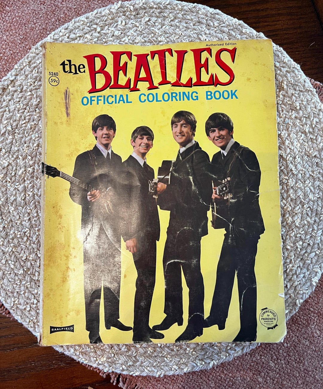 Vintage Beatles Coloring Book, Beatles Coloring Book, the Beatles ...