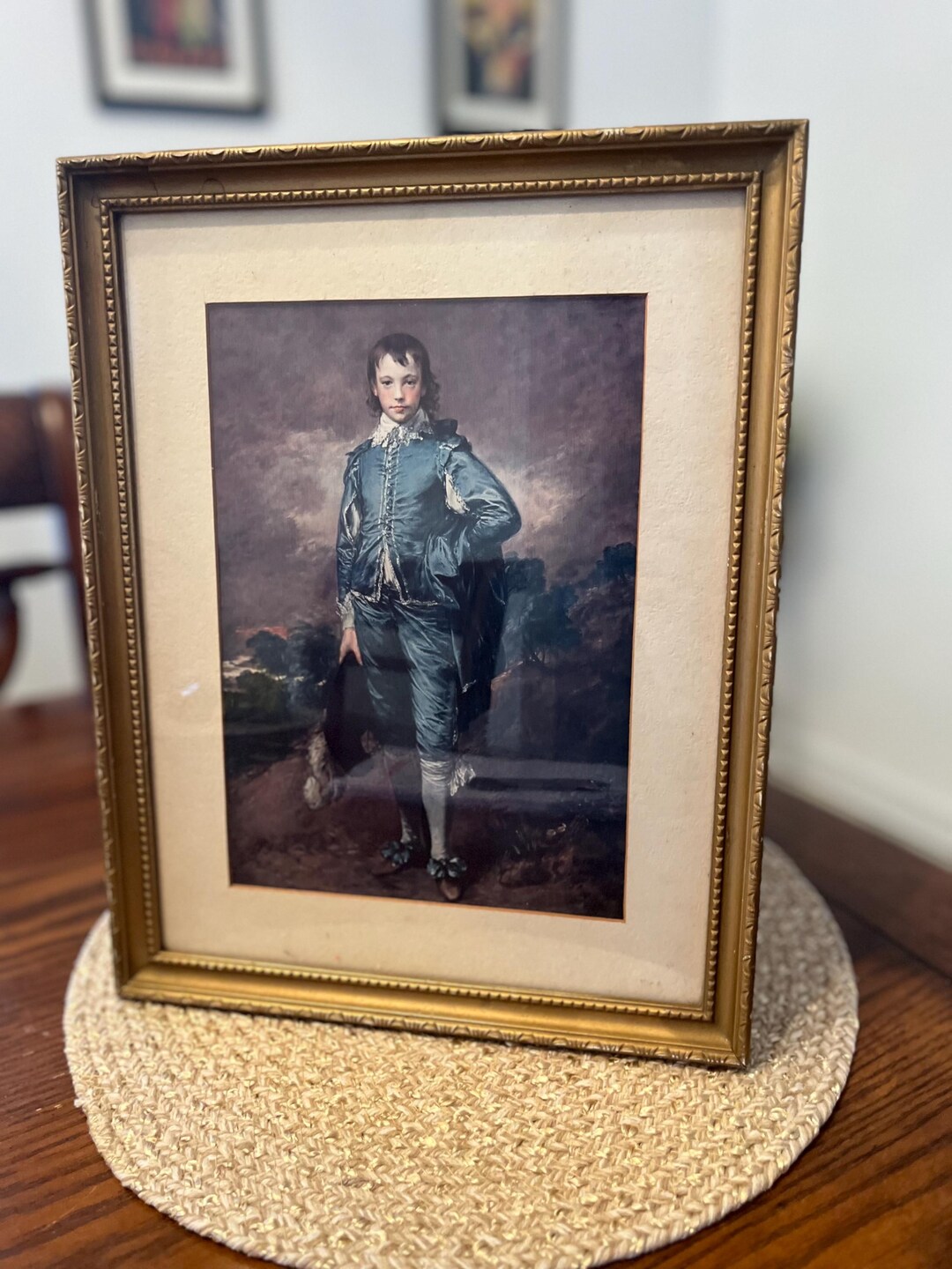 Vintage the Blue Boy Art by Thomas Gainsborough , the Blue Boy, Vintage ...