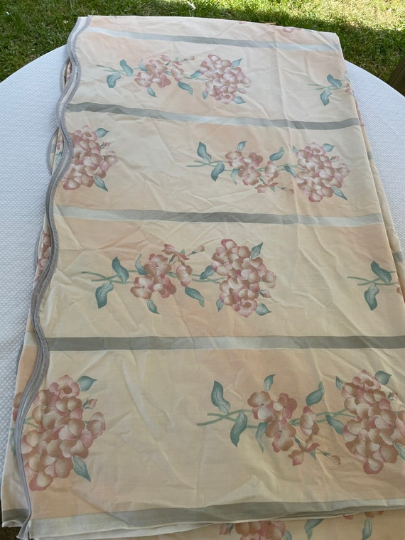 Vintage Full Flat Floral Peach Sheet Vintage Full Bed Sheets - Etsy