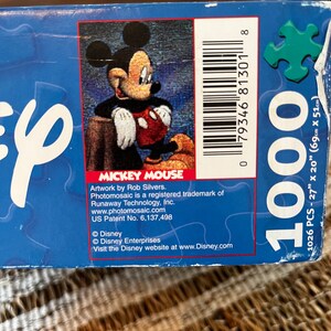 Vintage Mickey Mouse Mosaic Puzzle, Vintage Mickey Mouse Puzzle ...