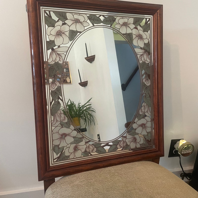 Hand Painted Mirror - Etsy