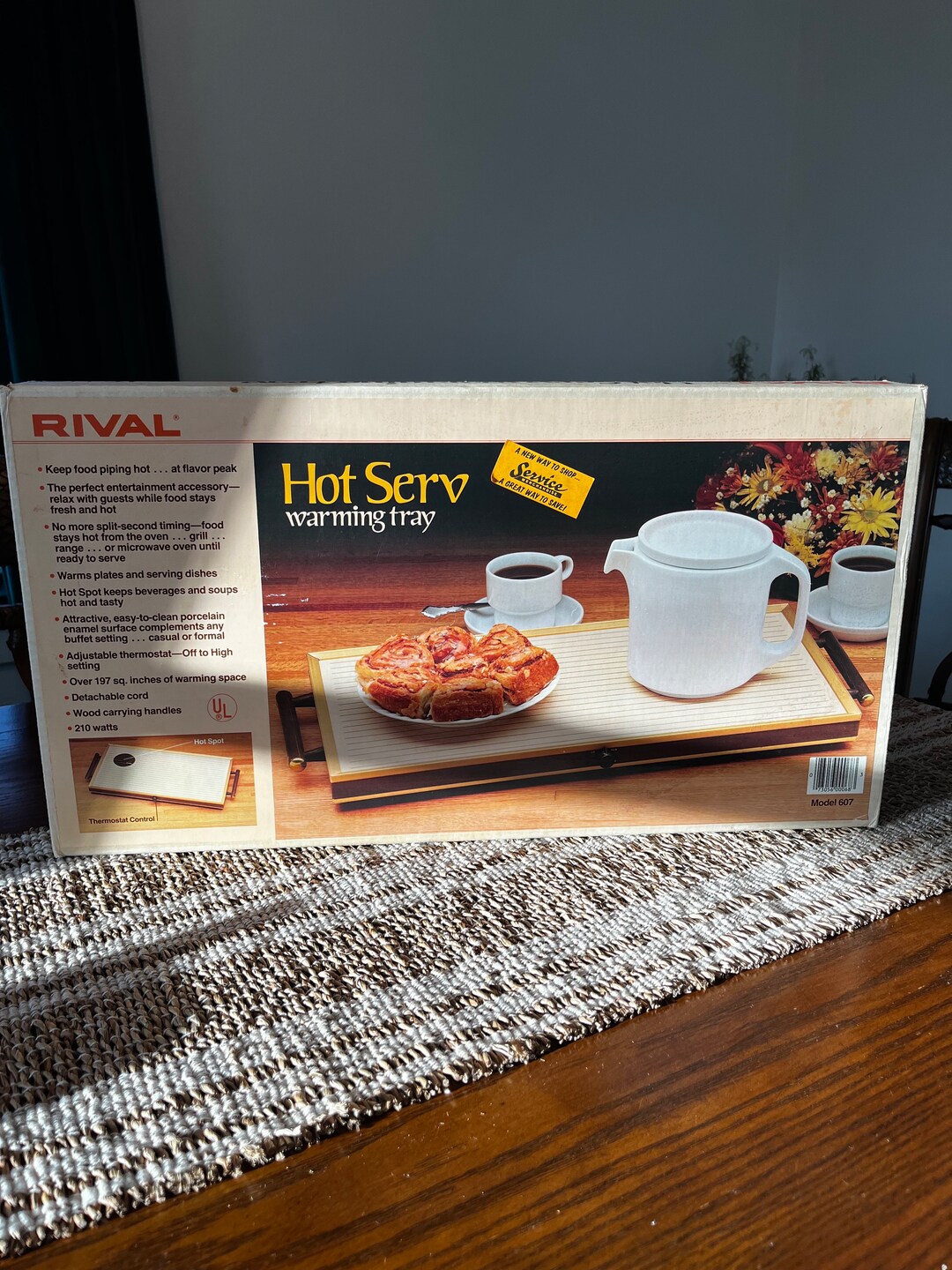 Vintage Rival Large Hot Serv Tray, Vintage Warming Tray, Vintage ...