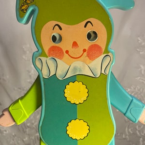 Vintage Fisher Price Jolly Jumping Jack Crib Toy, Vintage Crib Toys ...