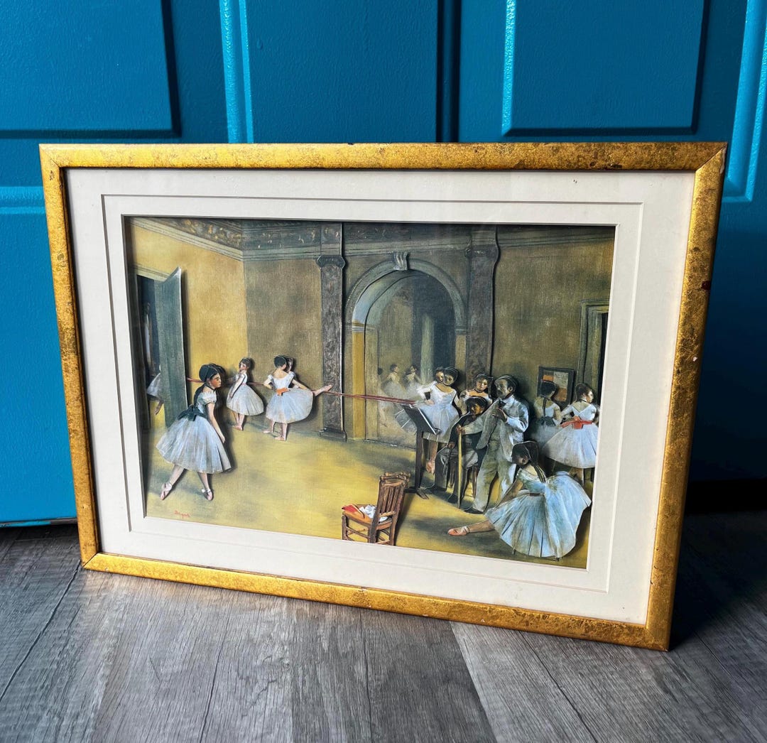 Vintage Ballet 3-D Wall Art, Ballet Wall Decor, Vintage Ballet Decor ...