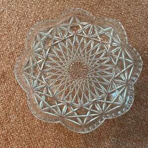 Vintage Avon Glass Round Butter Dish, Avon Butter Dish, Round Butter ...