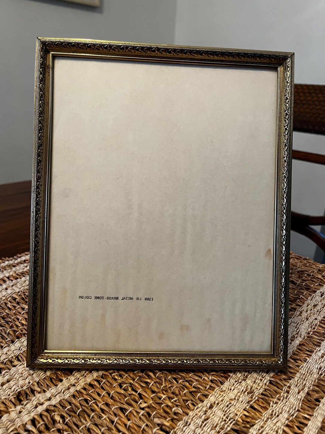 Vintage Ornate 8x10 Gold Metal Photo Frame, Vintage Gold Ornate Photo ...