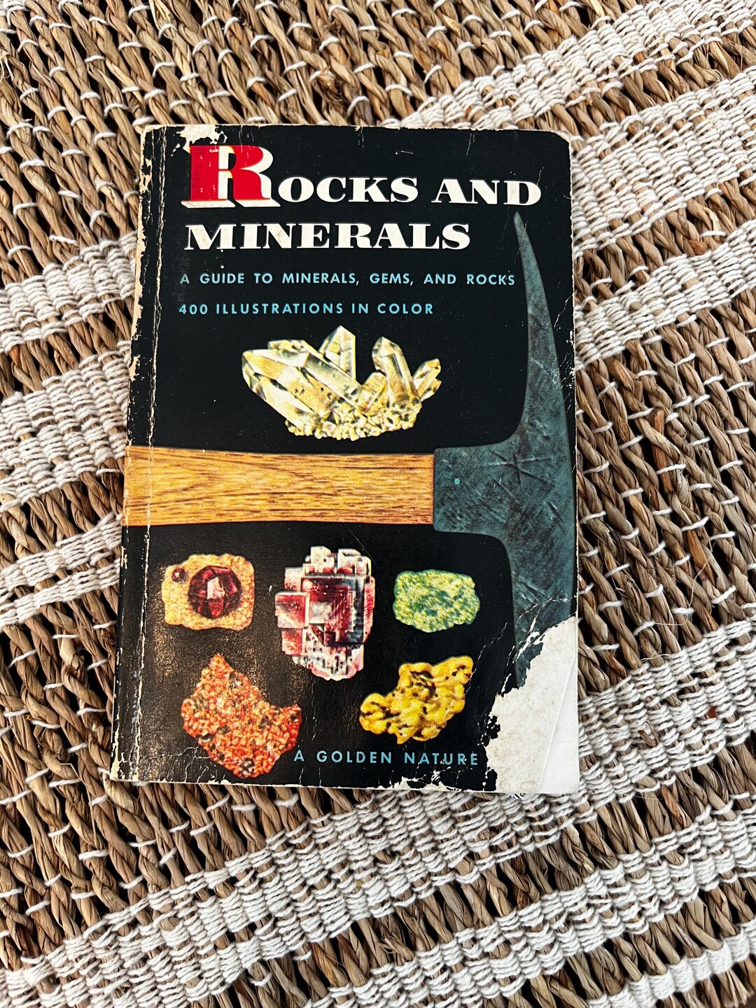 Vintage Rocks and Minerals Book, Rocks and Minerals Book, Vintage Rocks ...