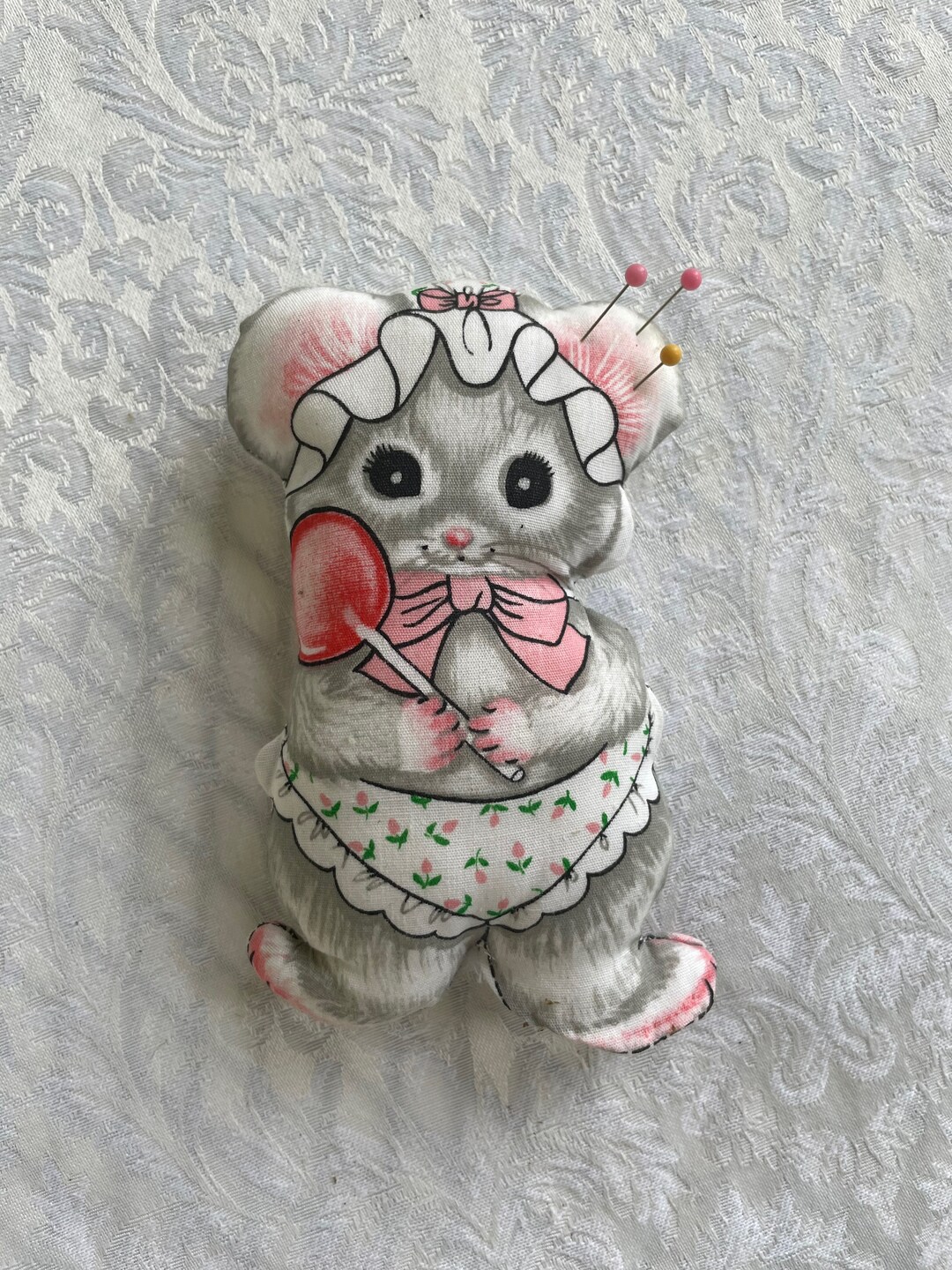 Vintage Baby Mouse Pin Cushion, Vintage Pin Cushions, Vintage Mouse Pin ...