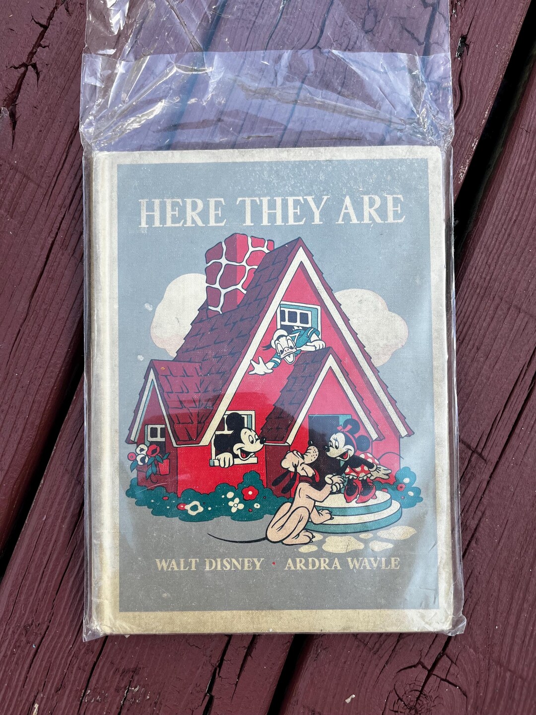 Vintage Walt Disney Here They Are Mickey Mouse Book, Vintage Walt ...