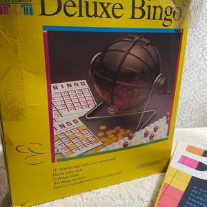 Vintage Bingo Wheel Set, Vintage Bingo, Bingo, Vintage Bingo Cards ...