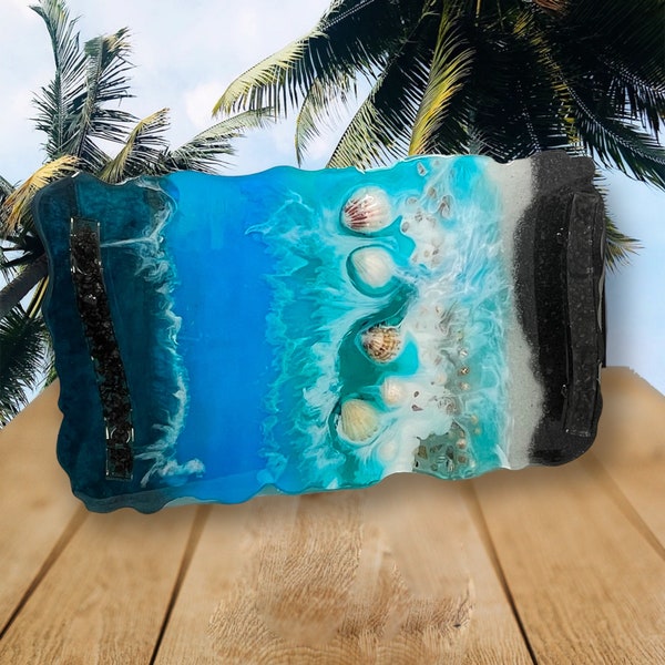 Acrylic Resin Art Tray Ocean - Etsy