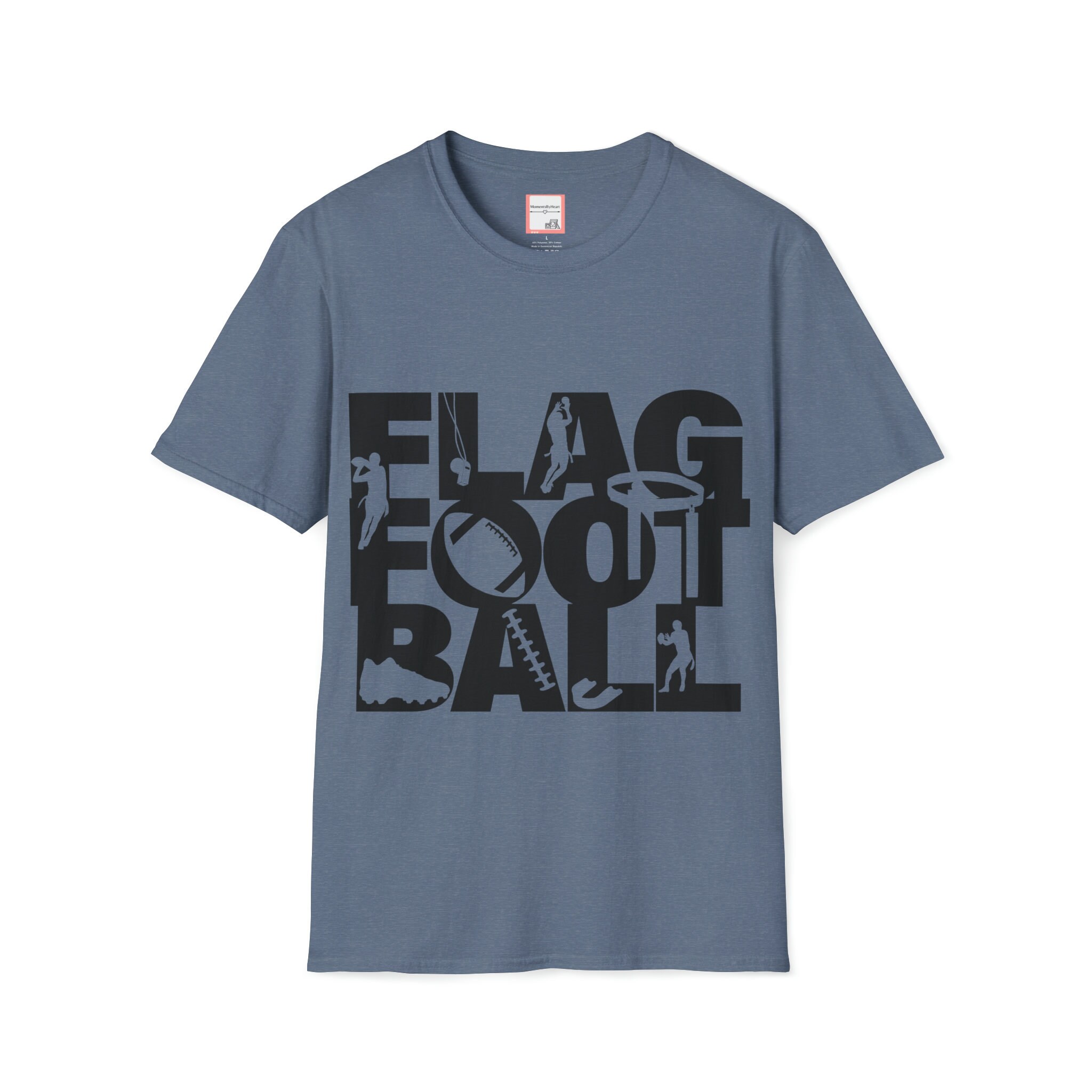 Adult Flag Football T-shirt Flag Football Shirt - Etsy