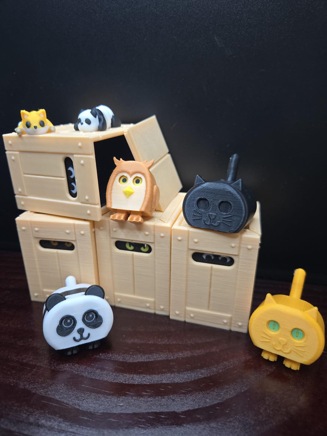 Cozy Critter Adoption Crates | 3D Printed | Adorable Cozy Animals ...