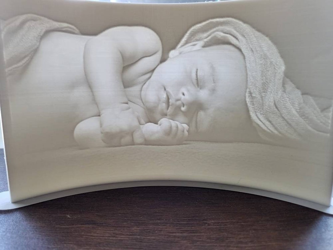 3D Printed Custom Lithophane Photos - Etsy