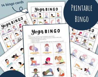 Kids Yoga Dice Game 24 Different Poses Fitness Game Kids - Etsy