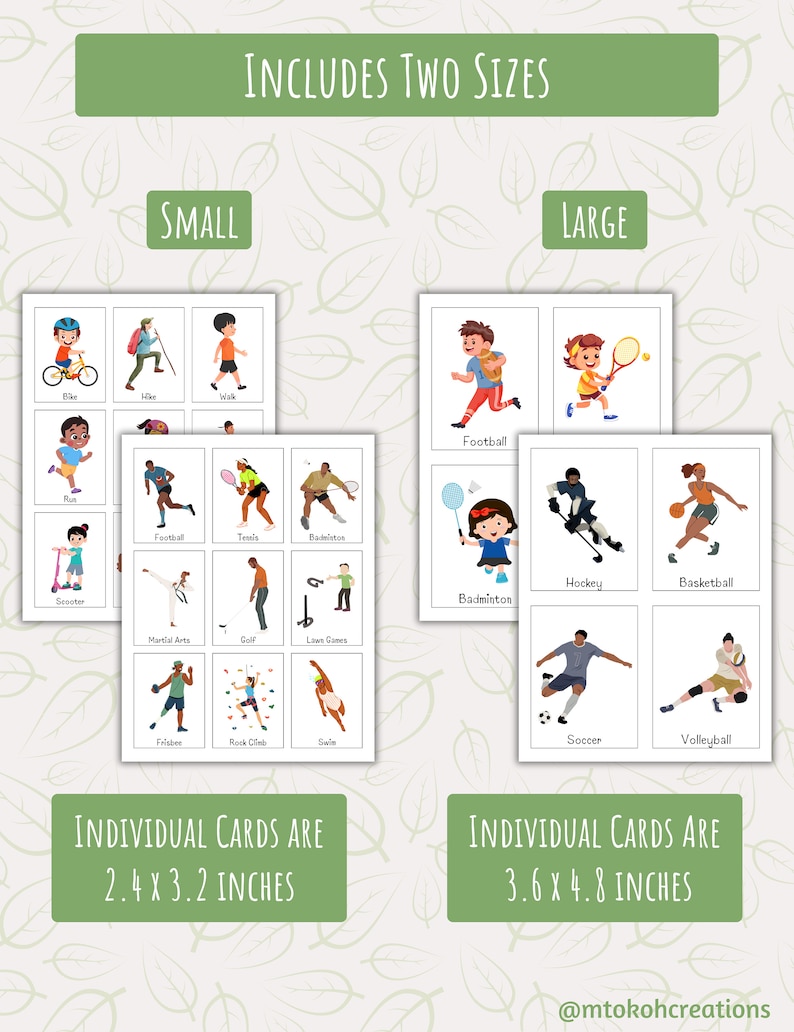 Physical Activity Cards for Adults and Kids Digital Download - Etsy