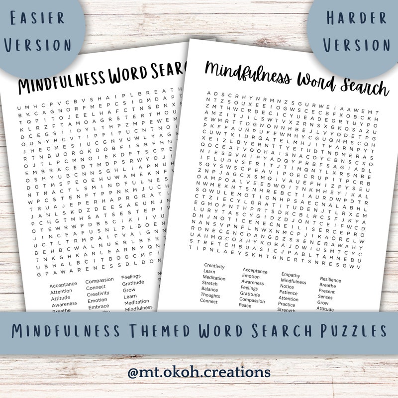 Kids Therapy Word Search - Etsy