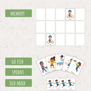Physical Activity Cards for Adults and Kids Digital Download - Etsy