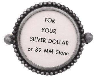 Silver Dollar Bolo - Etsy