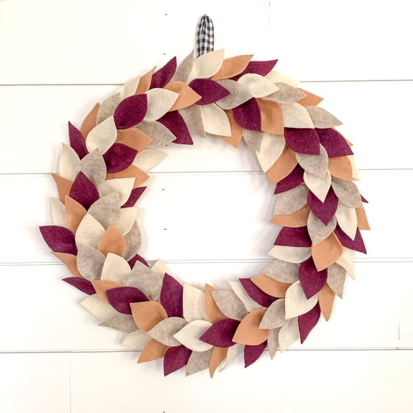 Purple Fall Wreath - Etsy