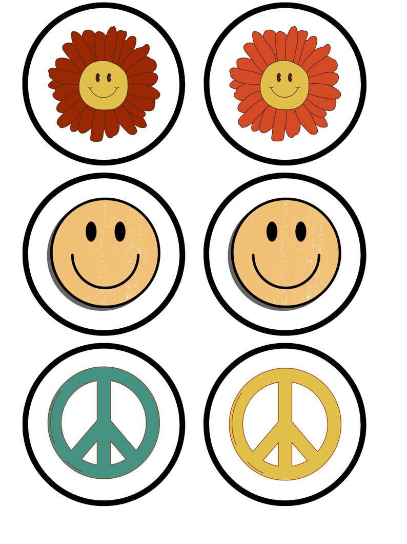 Customizable Groovy Classroom Set - Etsy