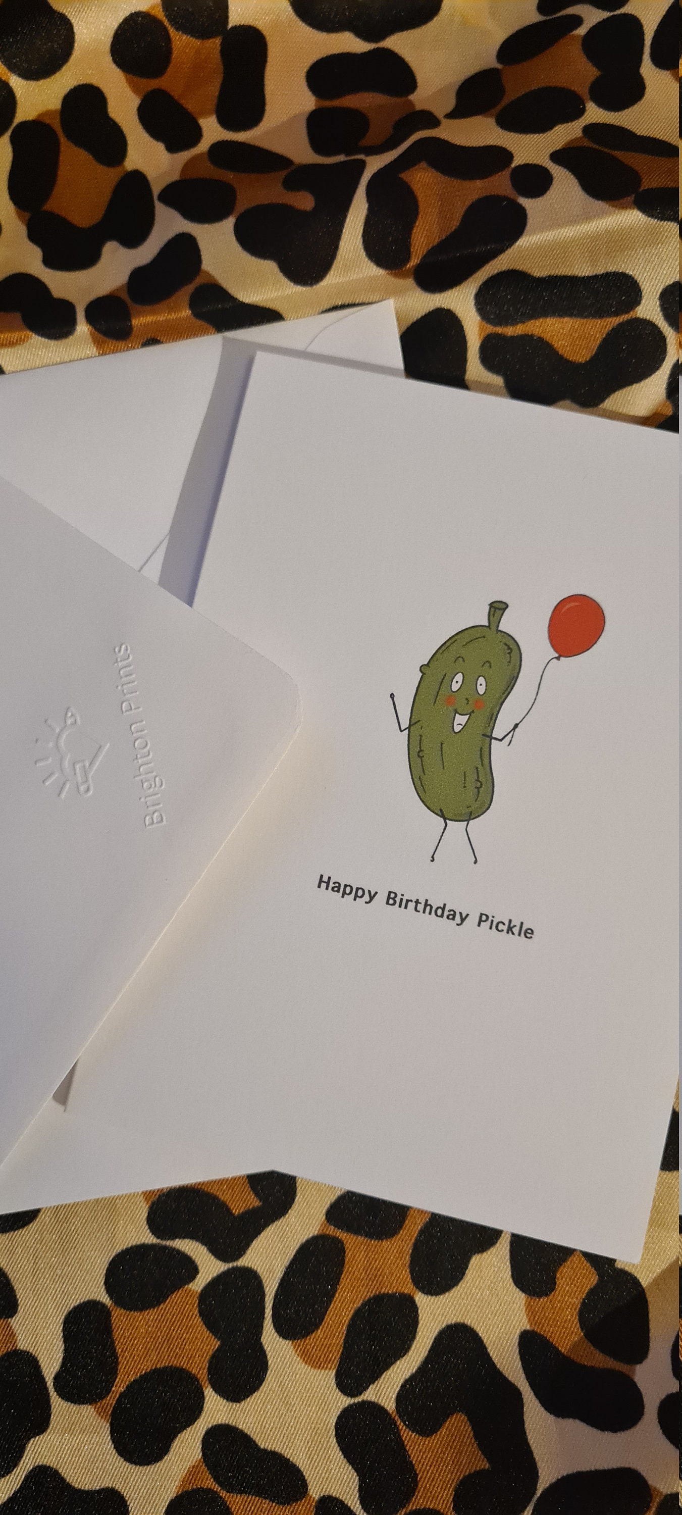 Happy Birthday Pickle Birthday Card Handmade Card Funny - Etsy