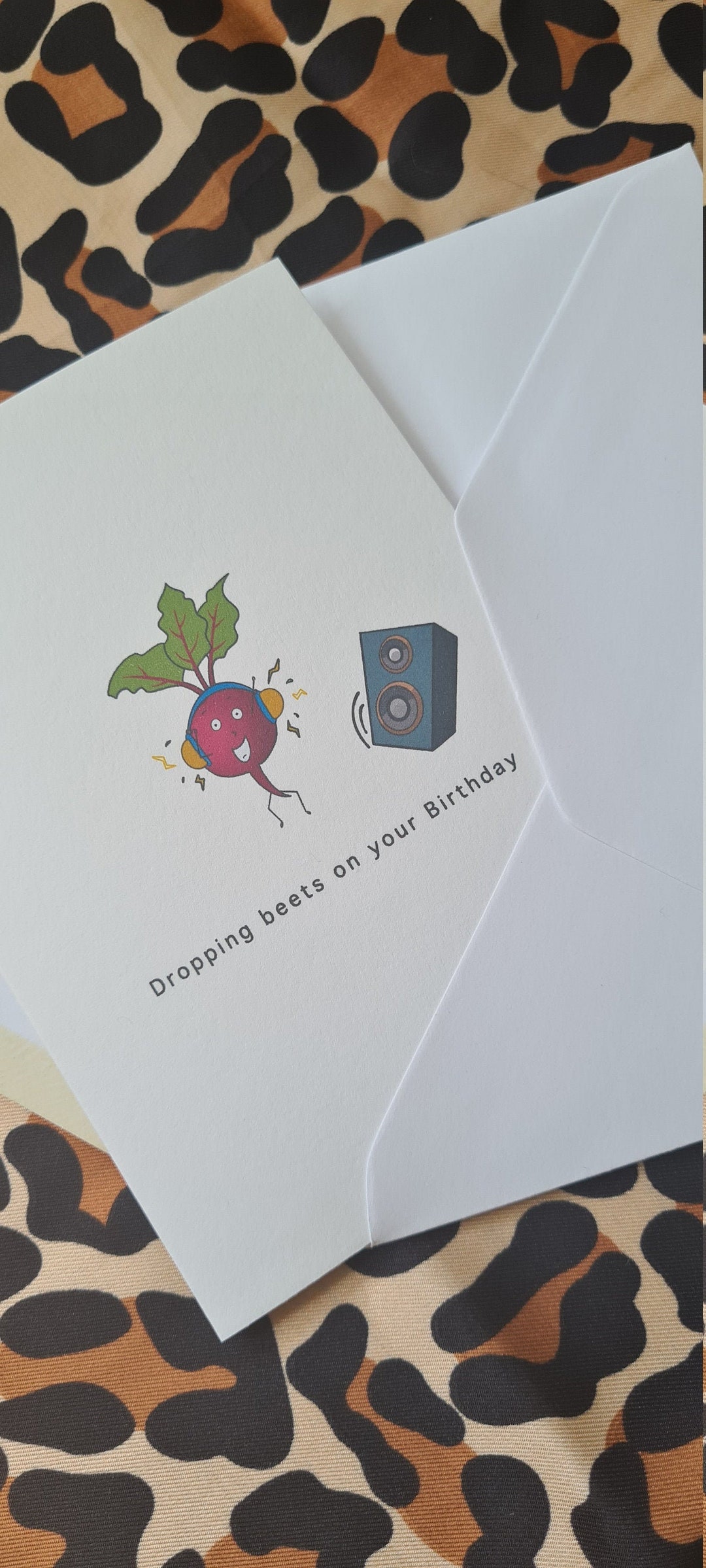 Dropping Beets Birthday Card | Funny Beetroot Pun Card - Etsy