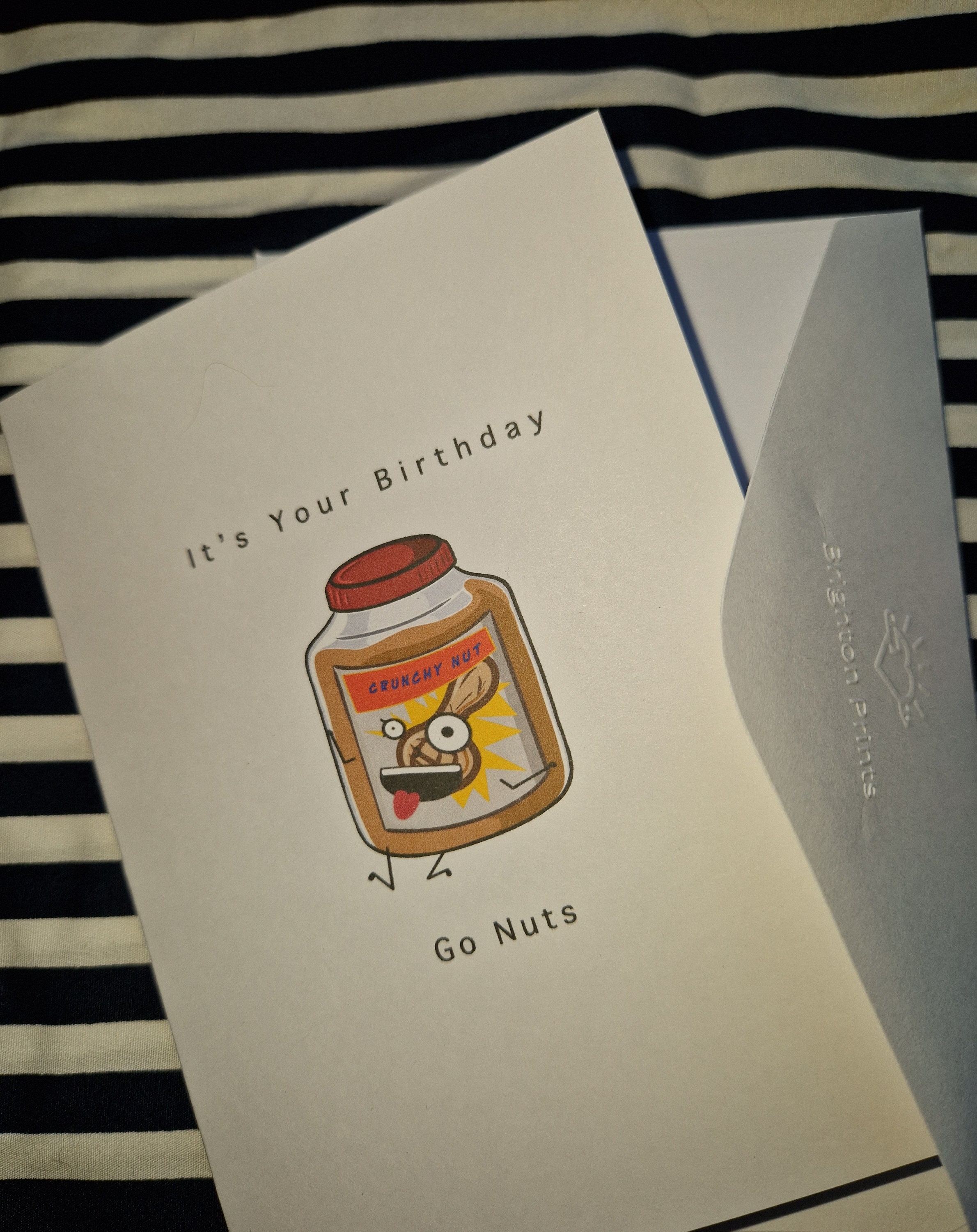 Happy Birthday, Go Nuts. Birthday Card. Handmade Card. A6 Birthday Card ...