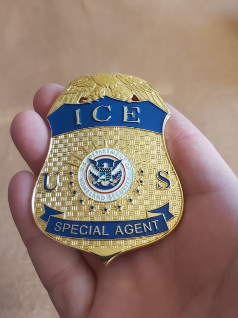 ICE Special Agent Badge Department of Homeland Security - Etsy