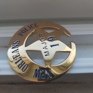 New Orleans Police Badge Replica NOPD Obsolete Badge | Etsy