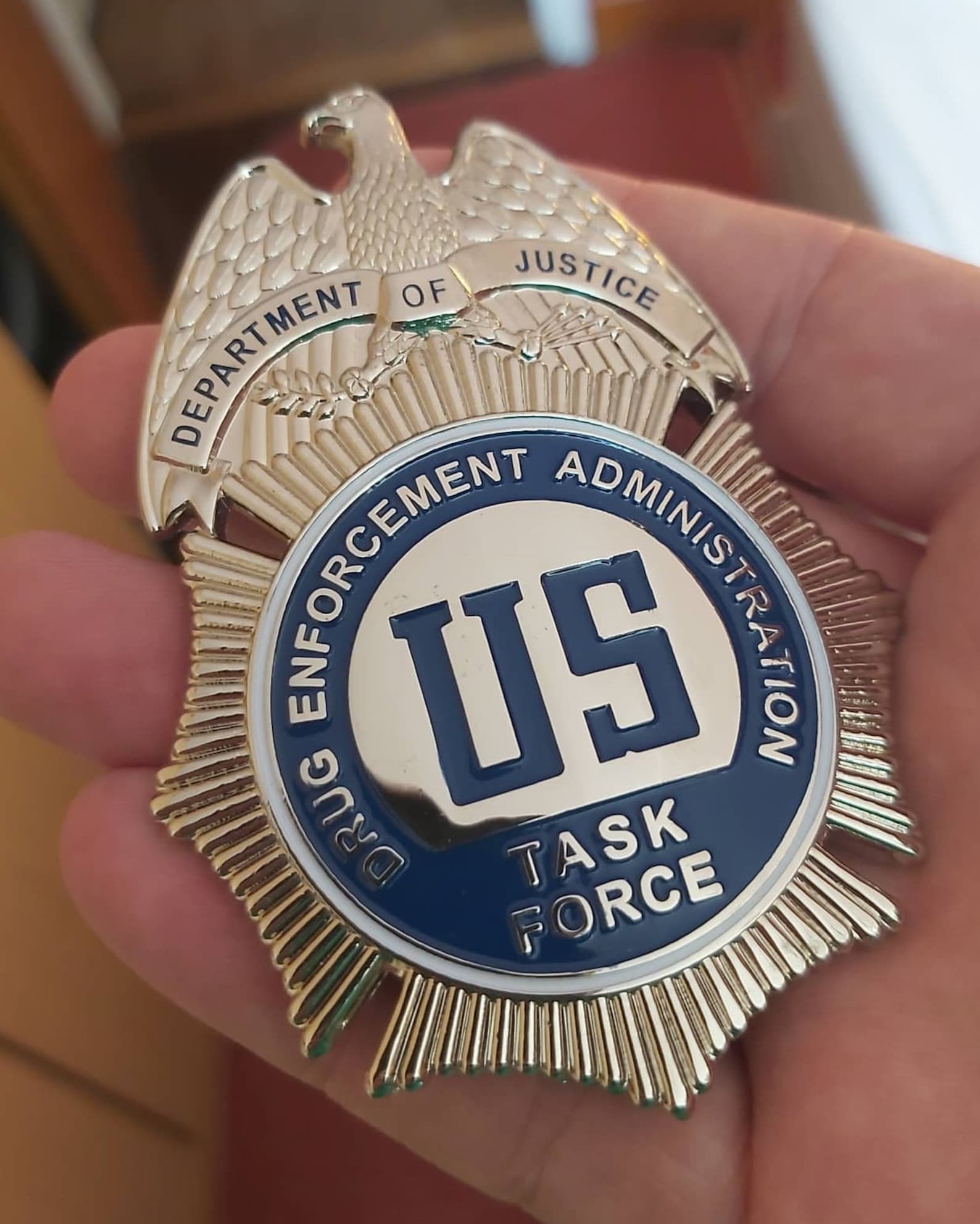 DEA Task Force Special Agent Badge Federal Badge Federal - Etsy