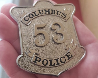 Columbus Police Badge Svg - Etsy