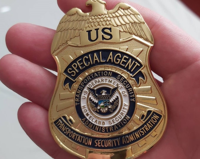 Special Agent Badge TSA Badge Homeland Security Badge - Etsy