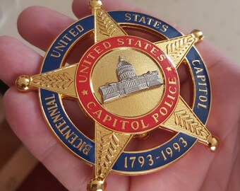 Us Capitol Police Badge - Etsy