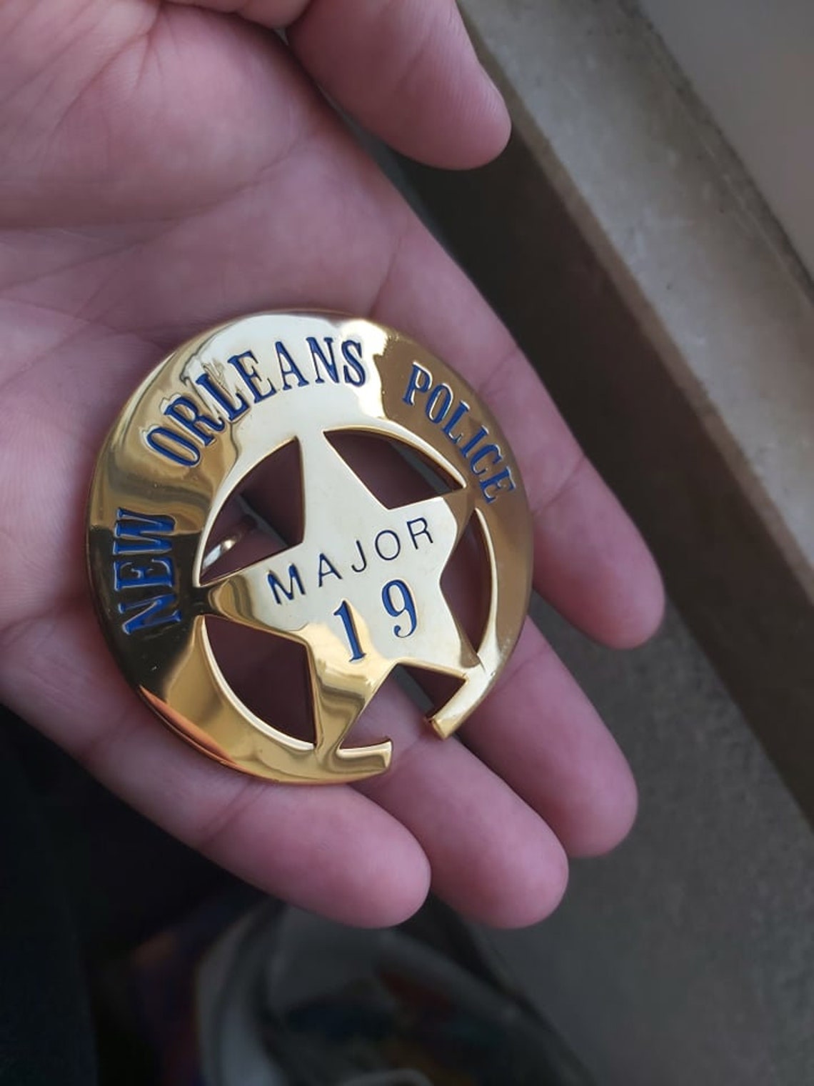 New Orleans Police Badge Replica NOPD Obsolete Badge | Etsy