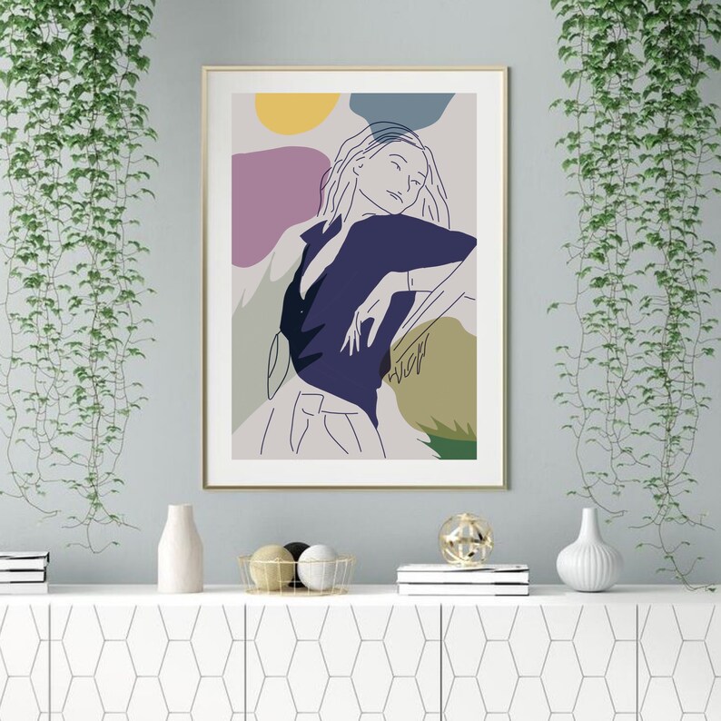 Custom Printable Line Art Drawing From Your Photo / Digital Line Art ...