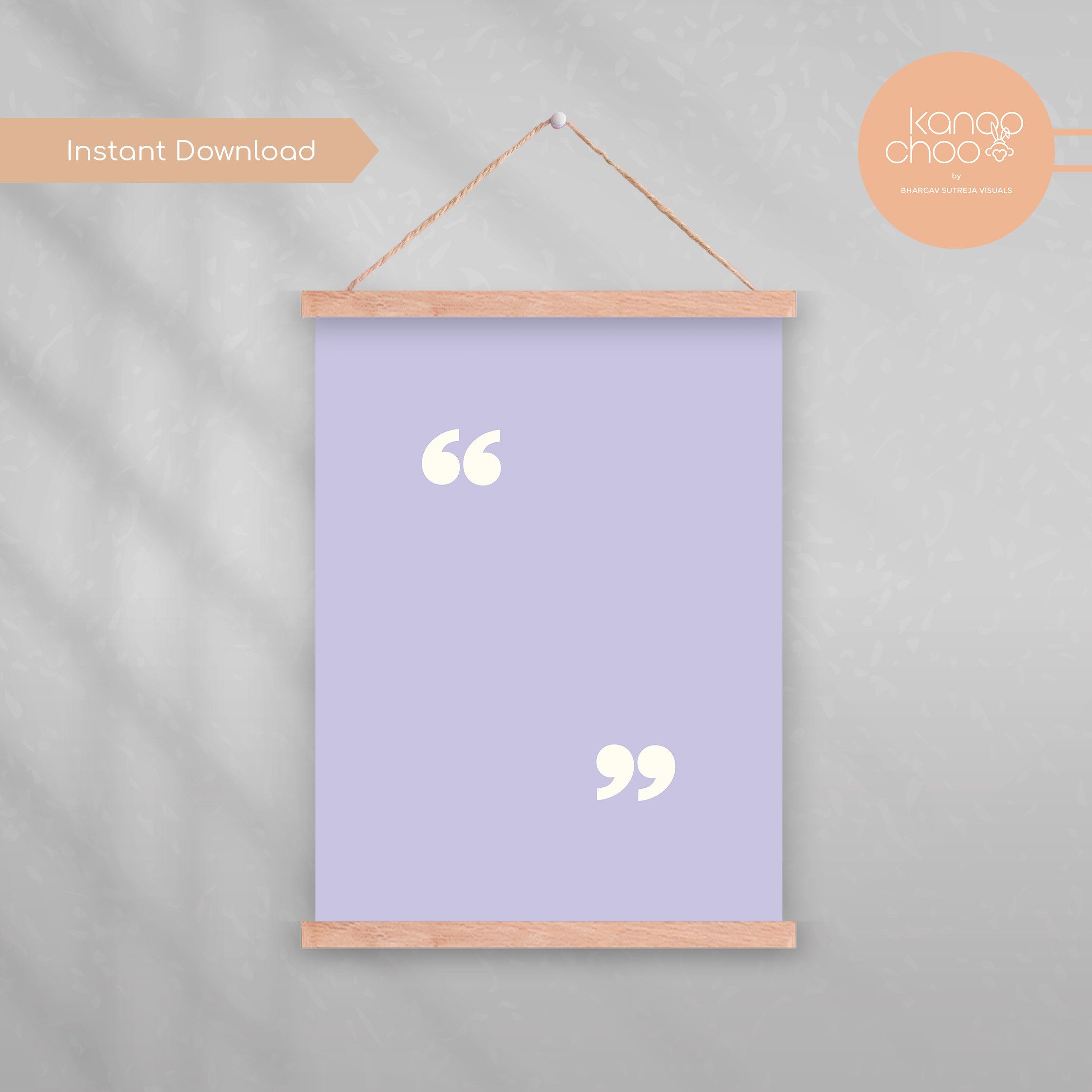 Inverted Comma Print Quotation Mark Poster Home Decor - Etsy