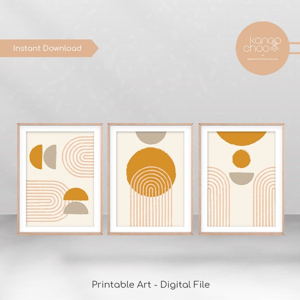 Mid Century Modern Printable Art - Etsy