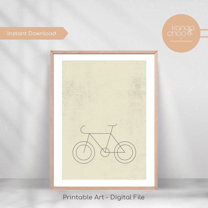 Bicycle Print Art Cycle Art Print Cyclist Retro Cycle | Etsy